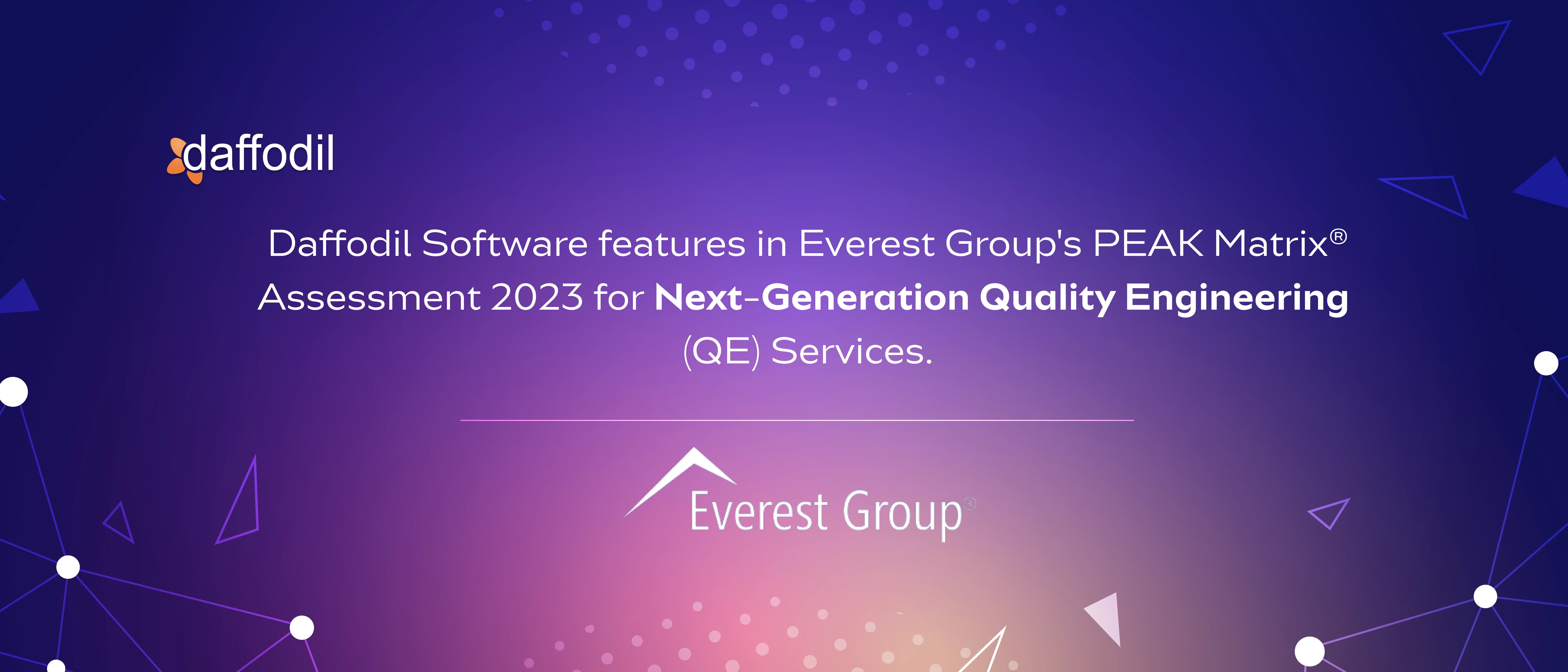 Daffodil Software Recognized in Everest Group's PEAK Matrix® Assessment 2023